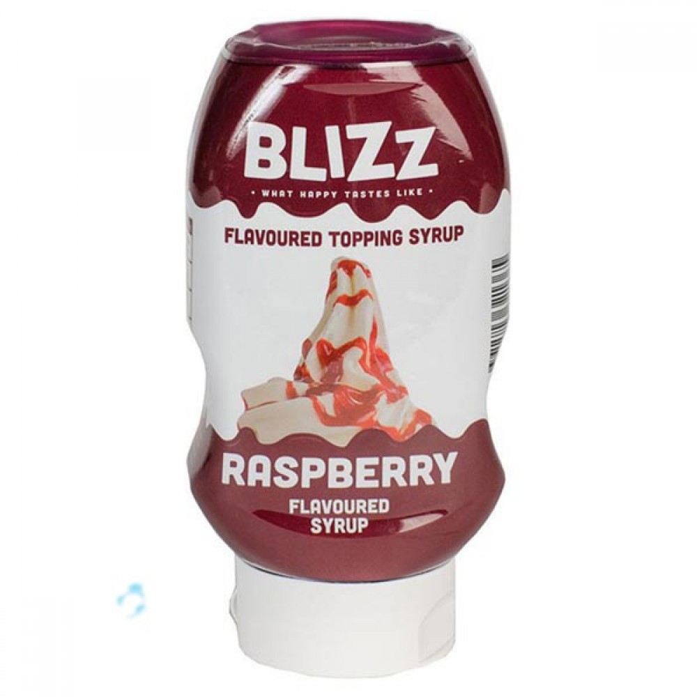 Blizz Raspberry Topping Syrup 570ml - Planet Candy Online Sweet Shop